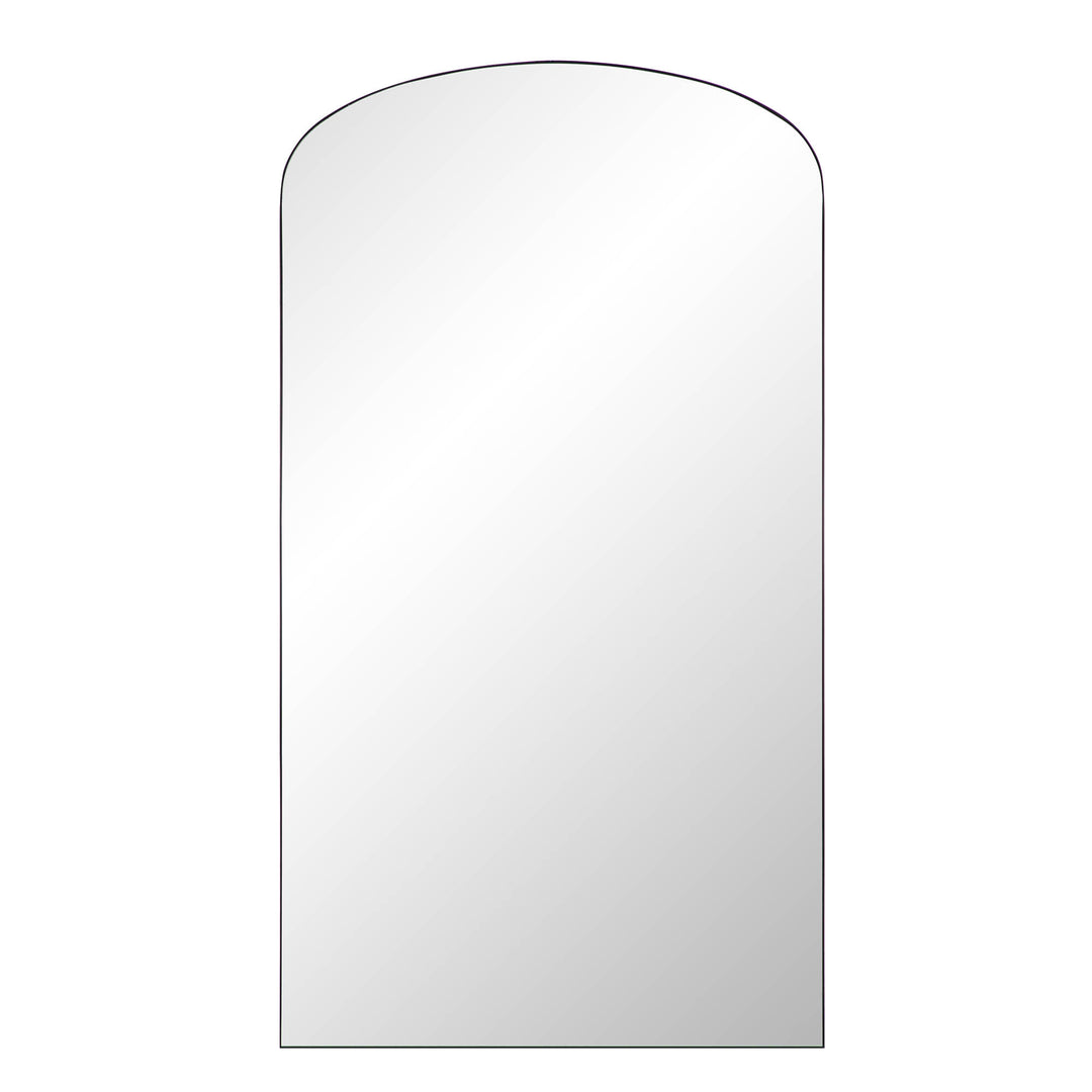 Emmy Extra-Large Black Arch Floor Mirror 180 x 100 cm | daals