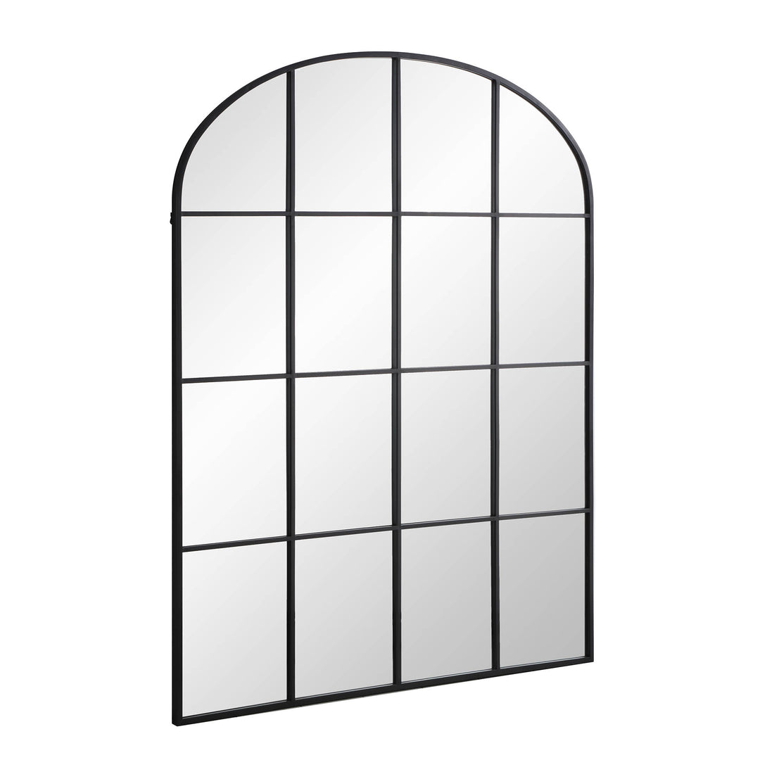 Portobello Arched Full Length Metal Frame Window Mirror 180 x 140 cm ...