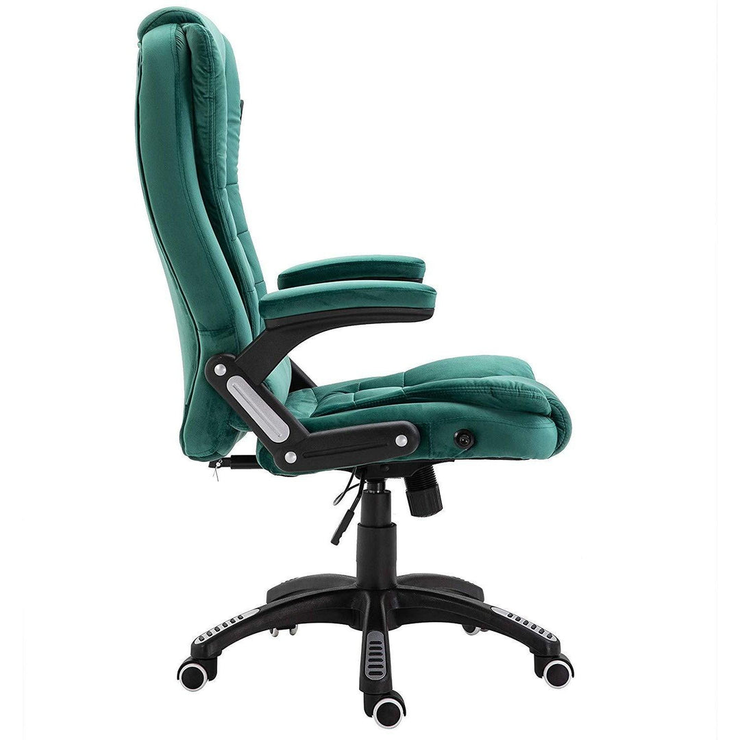 Executive Recline Extra Padded Office Chair Standard, MO17 Green Velve ...