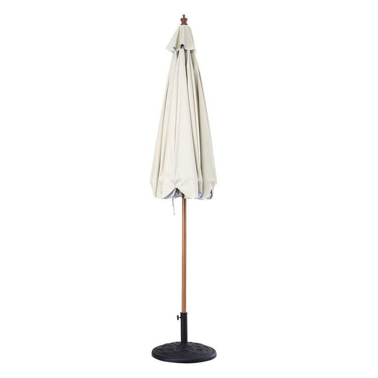 Cloud Pattern 2.6M Octagonal Tassel Parasol with Aluminium Tilt | daals
